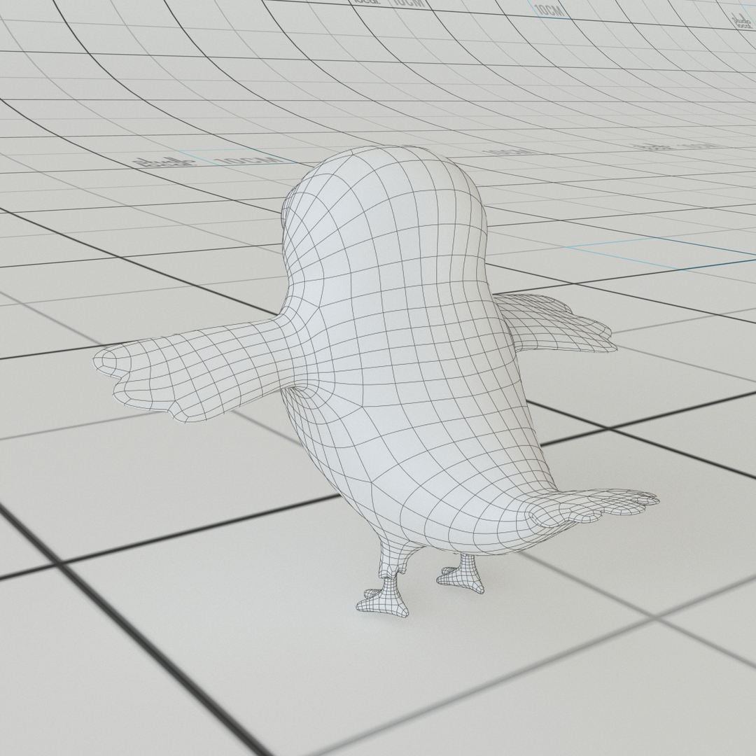 3D cartoon bird rig model - TurboSquid 1211627