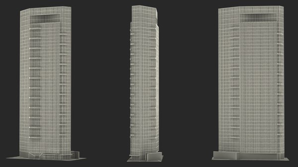 3D summit nyc building night - TurboSquid 1499702