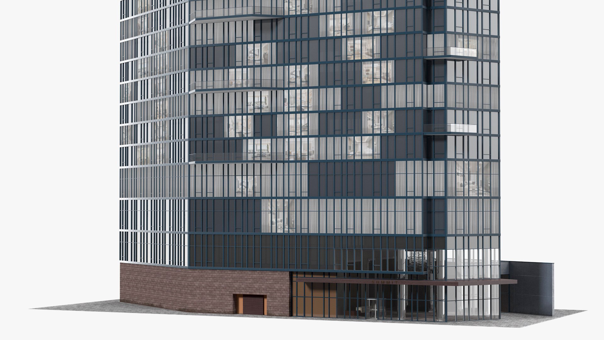 3D Summit Nyc Building Night - TurboSquid 1499702