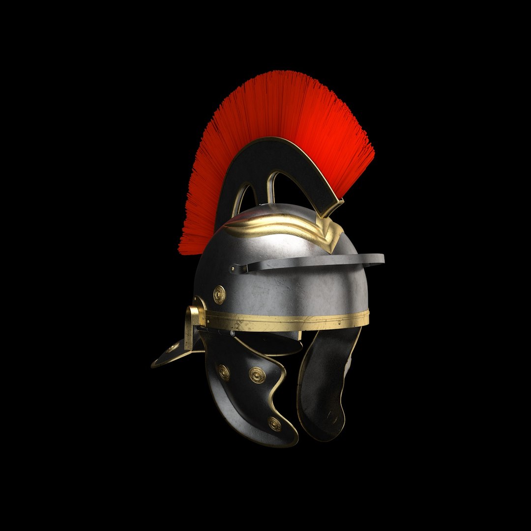 3D Roman Legionnaire Helmet Low-poly Model - TurboSquid 1646960