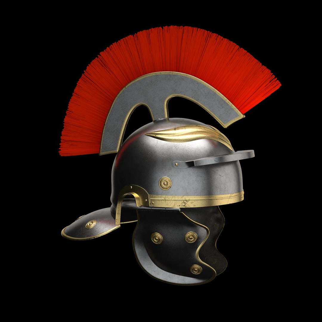 3D Roman Legionnaire Helmet Low-poly Model - TurboSquid 1646960