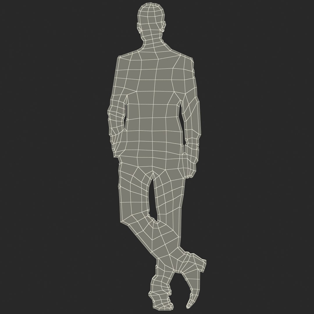 Man Silhouette 3d Model