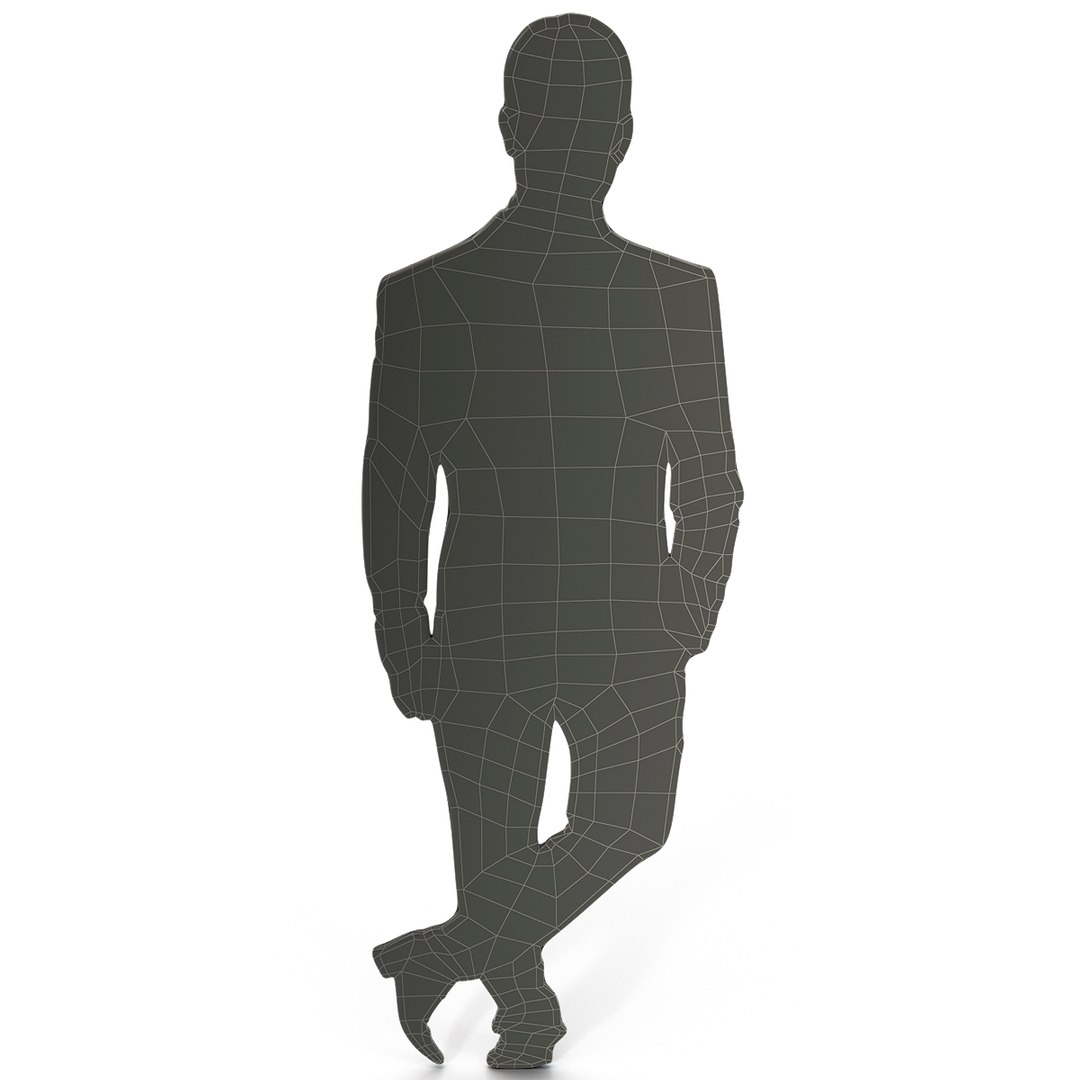 Man Silhouette 3d Model