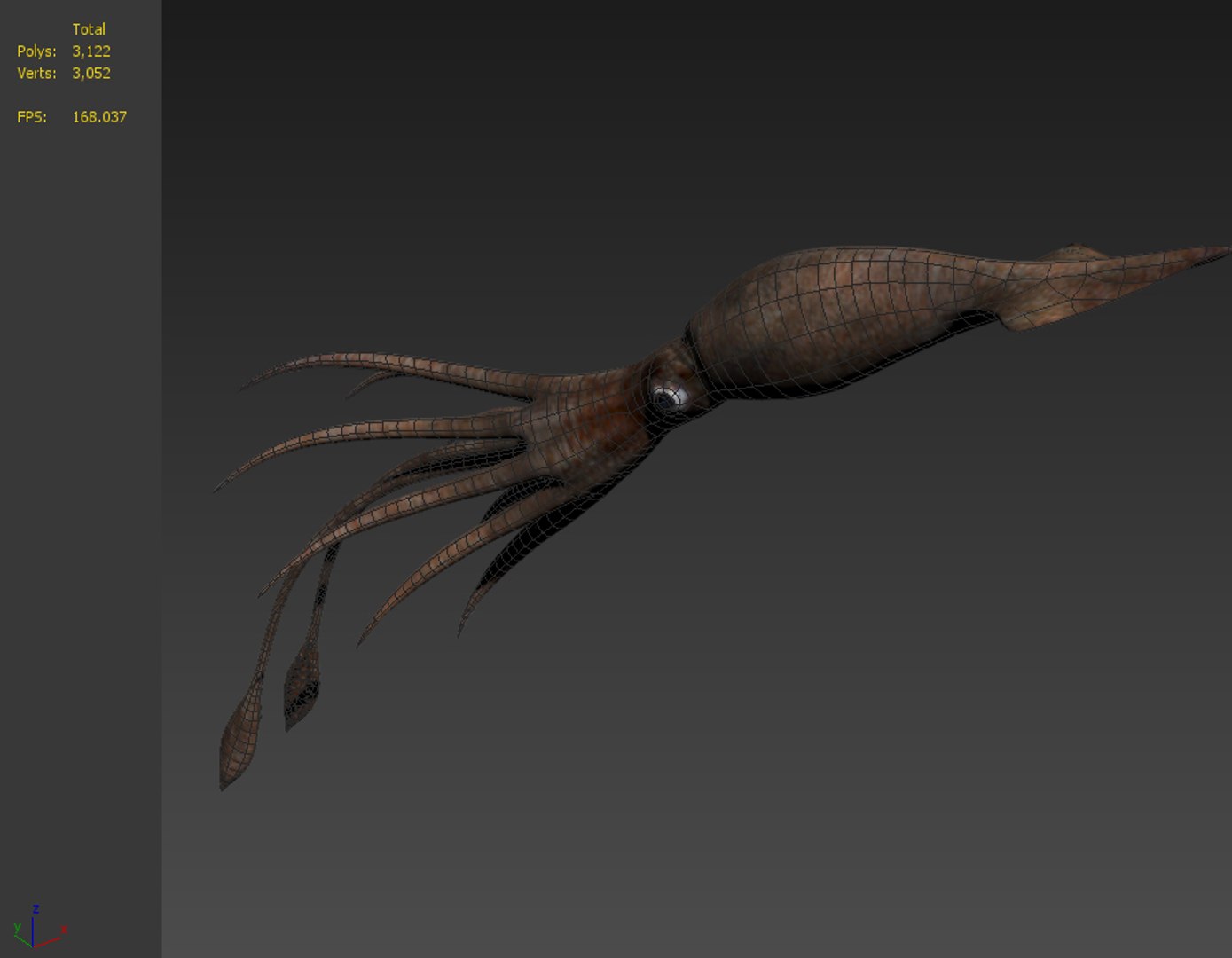 Ocean King Squid Giant 3D - TurboSquid 1575468