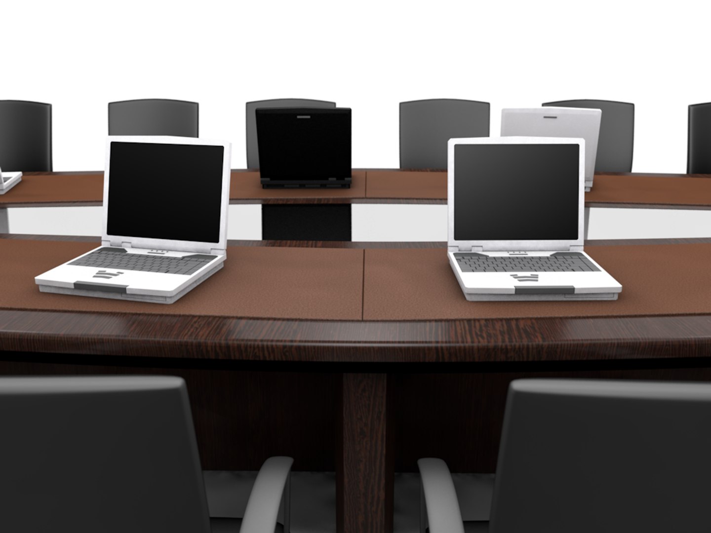 Meeting Table 3d Model