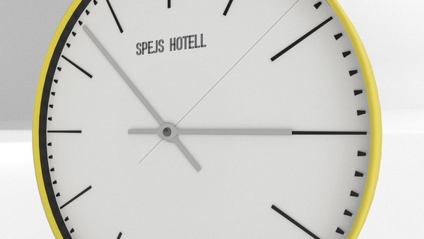 modelo 3d Minimalistic Modern Clock - TurboSquid 1950520