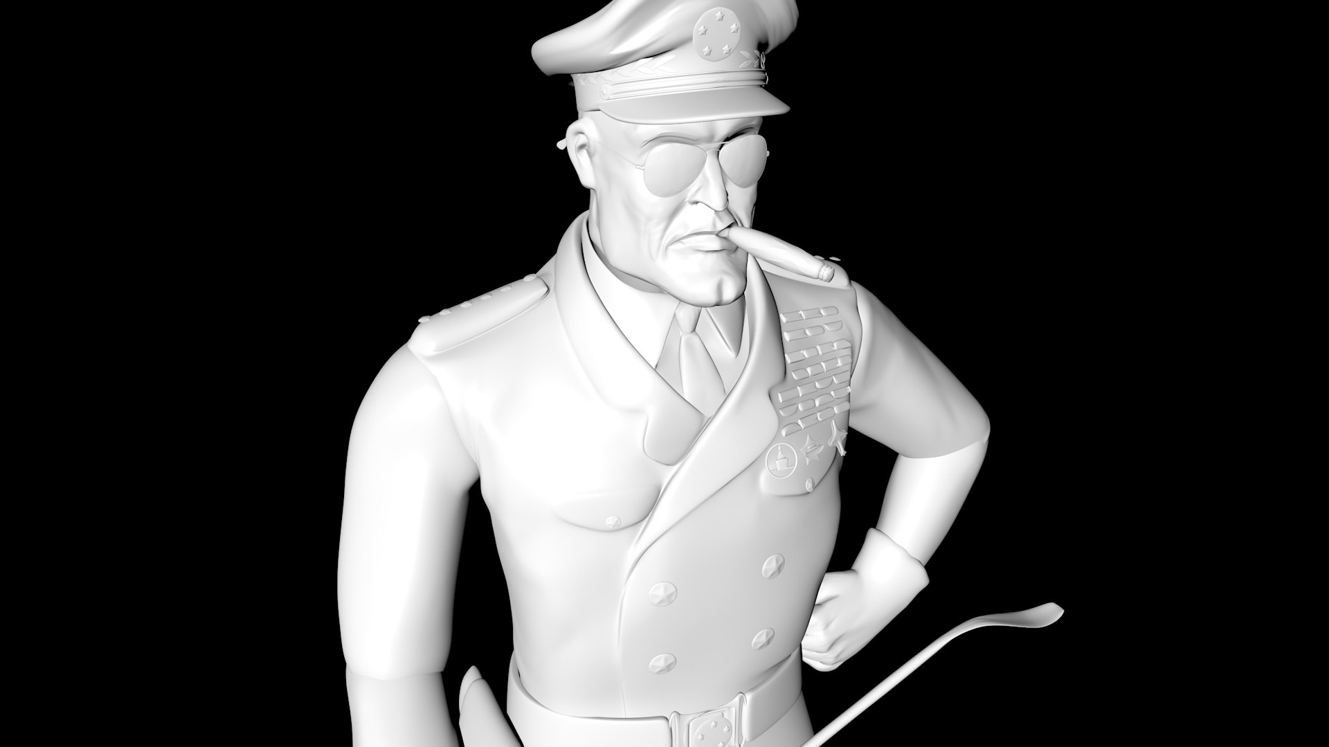 3D War Hero Generals Model - TurboSquid 1752687