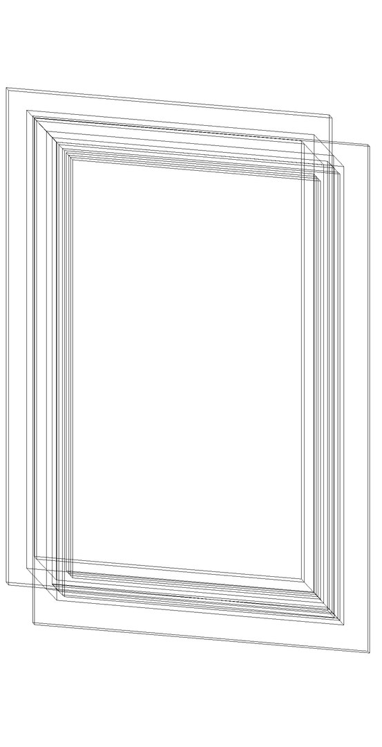 Parametric Fixed Window - Parallelogram 3D Model - TurboSquid 1834739