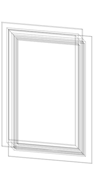 Parametric Fixed Window - Parallelogram 3D model - TurboSquid 1834739