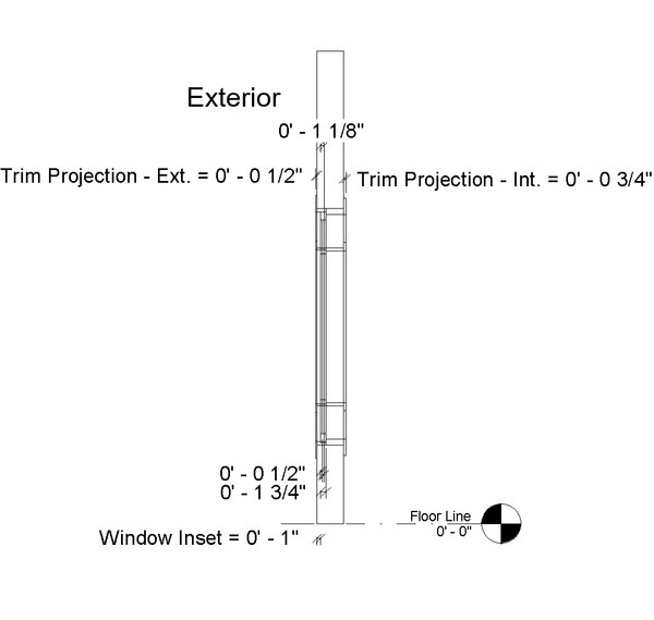 Parametric Fixed Window - Parallelogram 3D model - TurboSquid 1834739