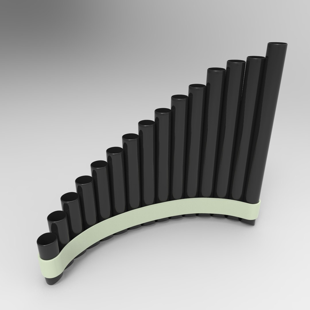Pan Flute 3d C4d