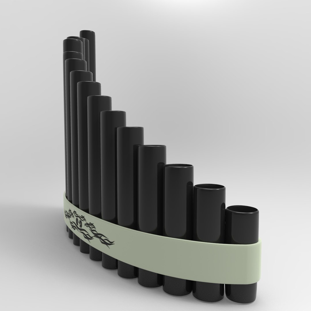 Pan Flute 3d C4d