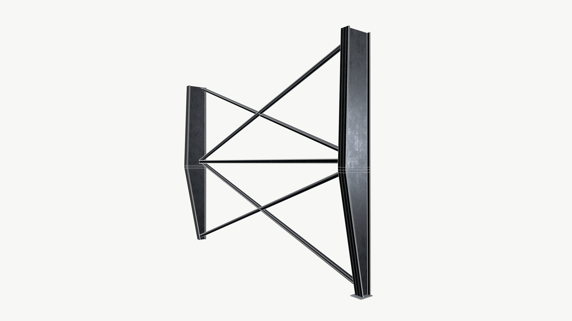 Pillars Frame 3D - TurboSquid 2269883