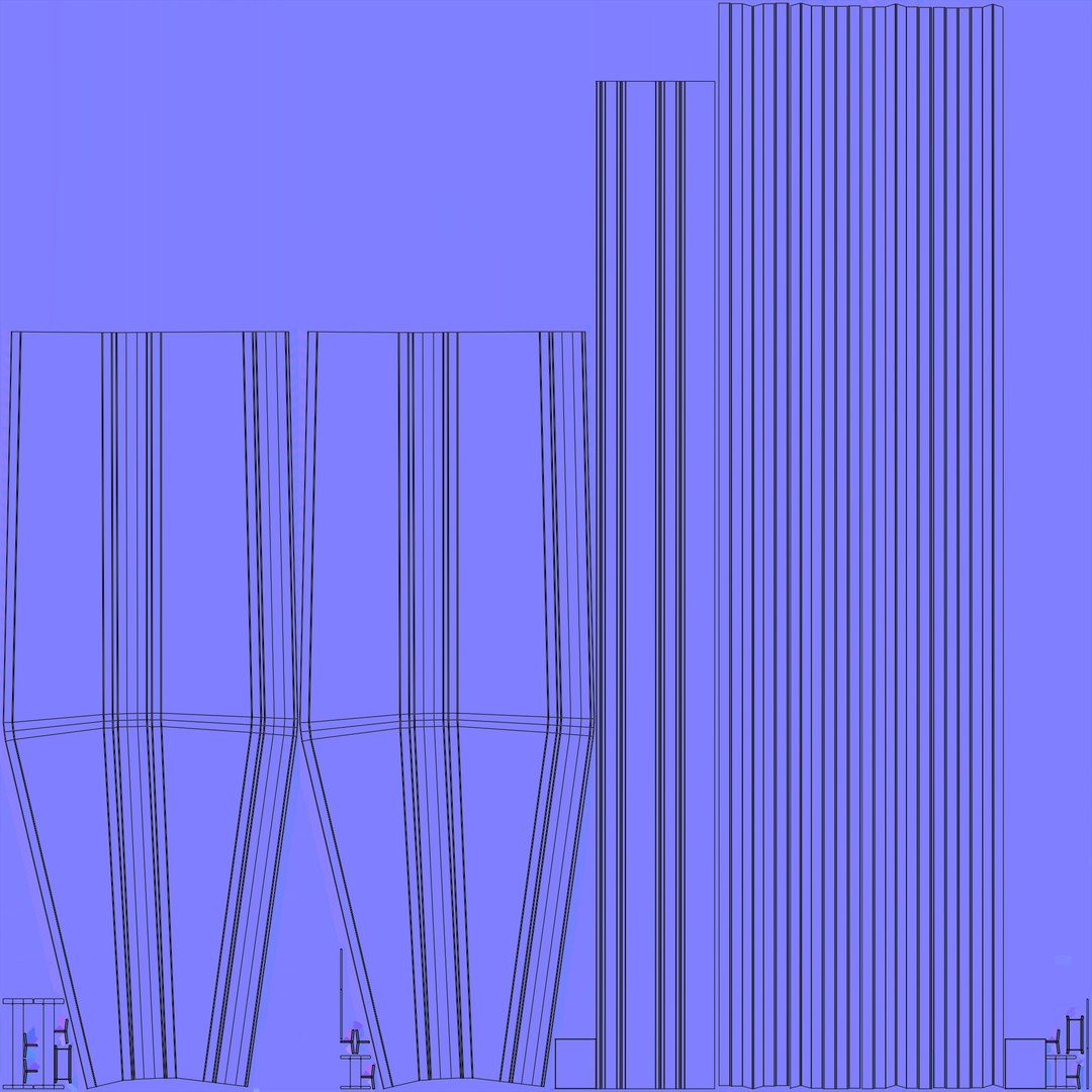 Pillars Frame 3D - TurboSquid 2269883