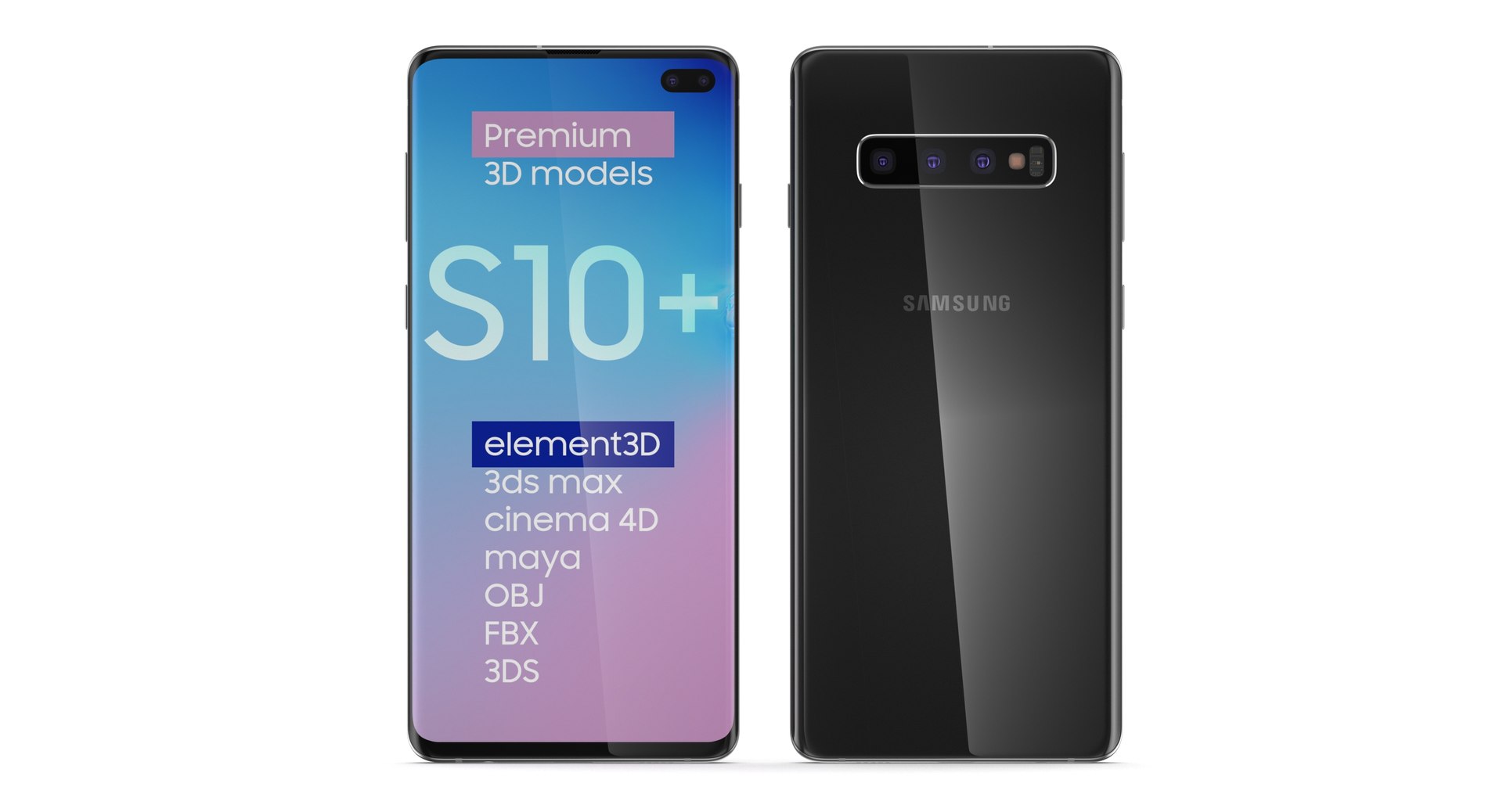 Samsung Galaxy S10 3D Model - TurboSquid 1384147