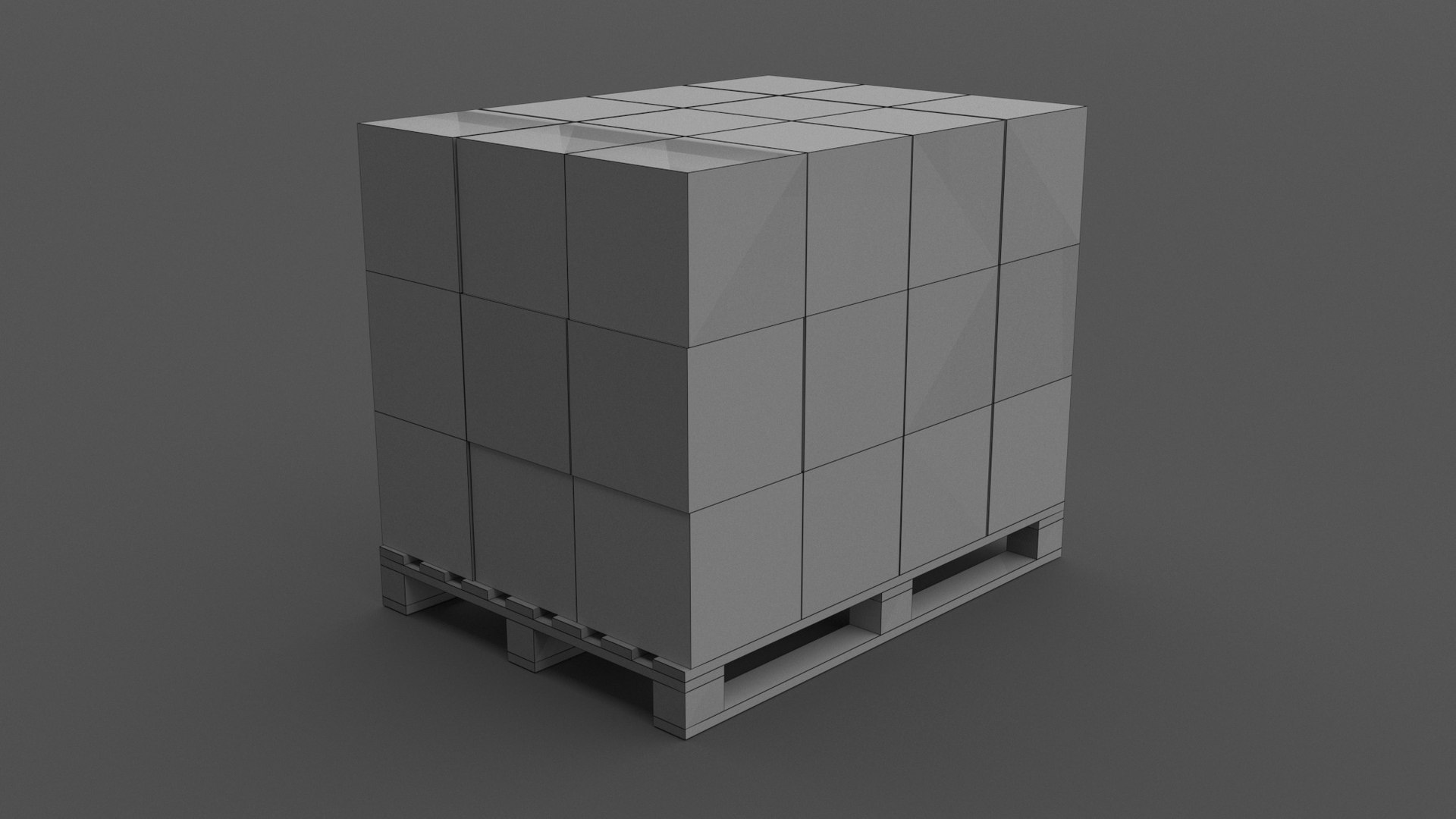 3D pallet boxes model - TurboSquid 1568883