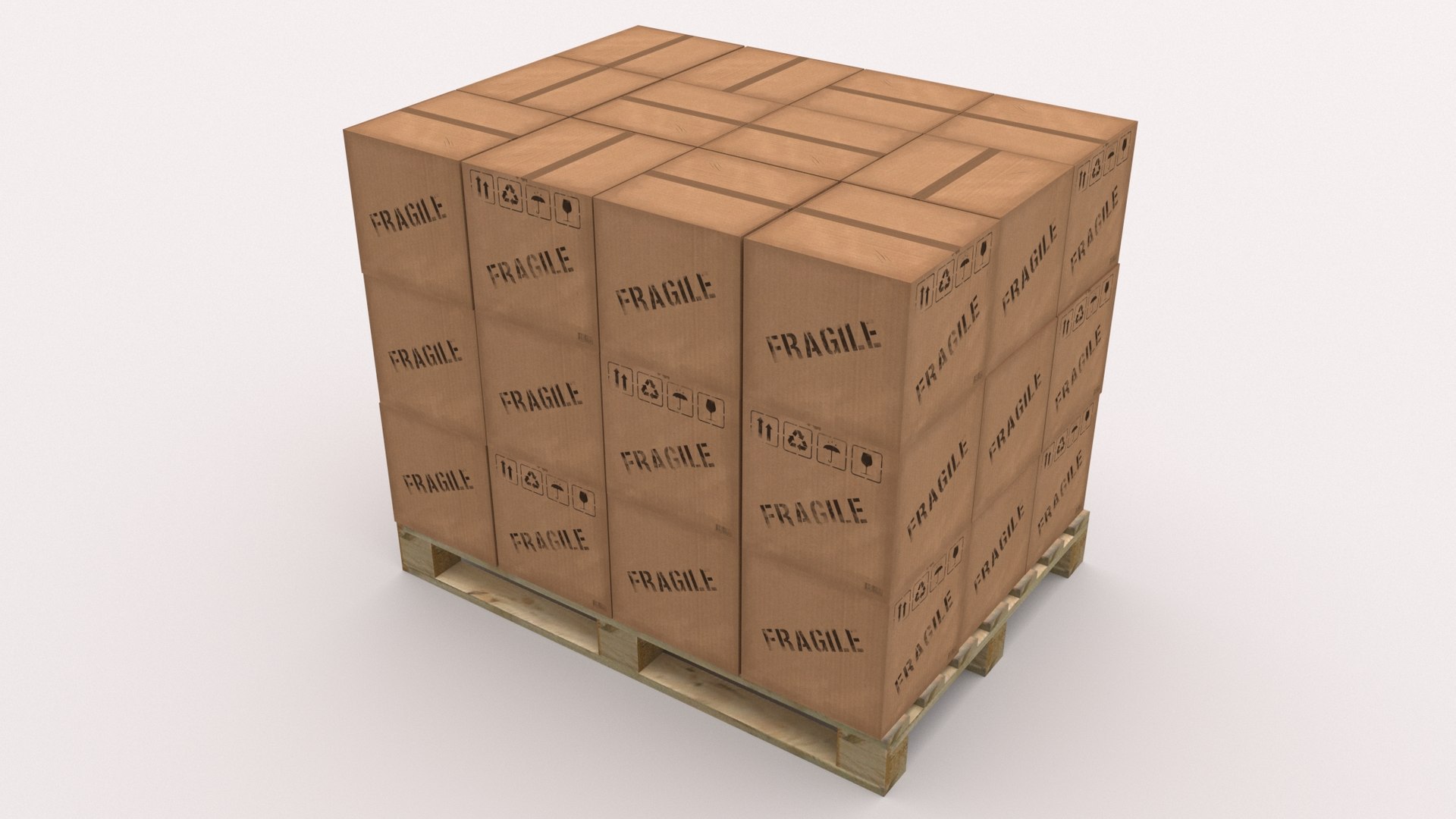 3D pallet boxes model - TurboSquid 1568883