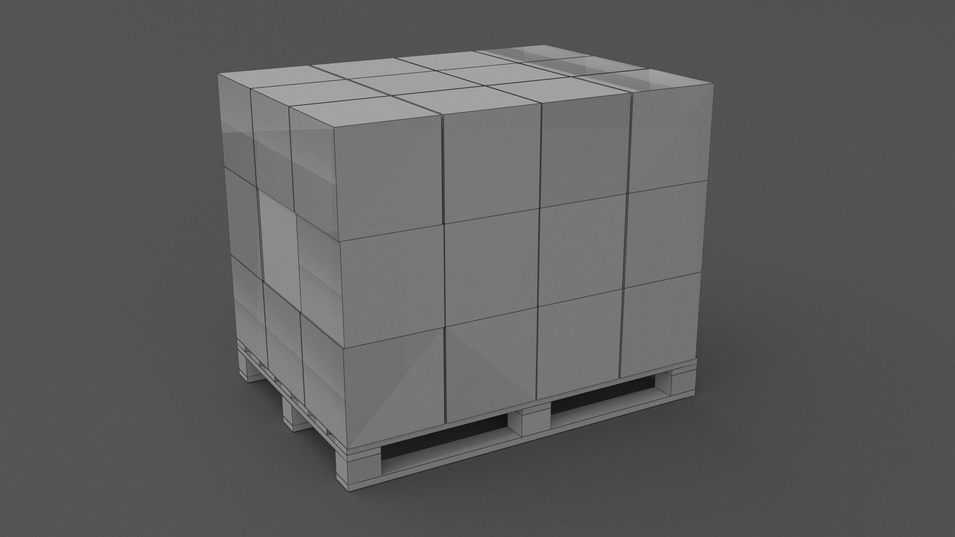 3D pallet boxes model - TurboSquid 1568883