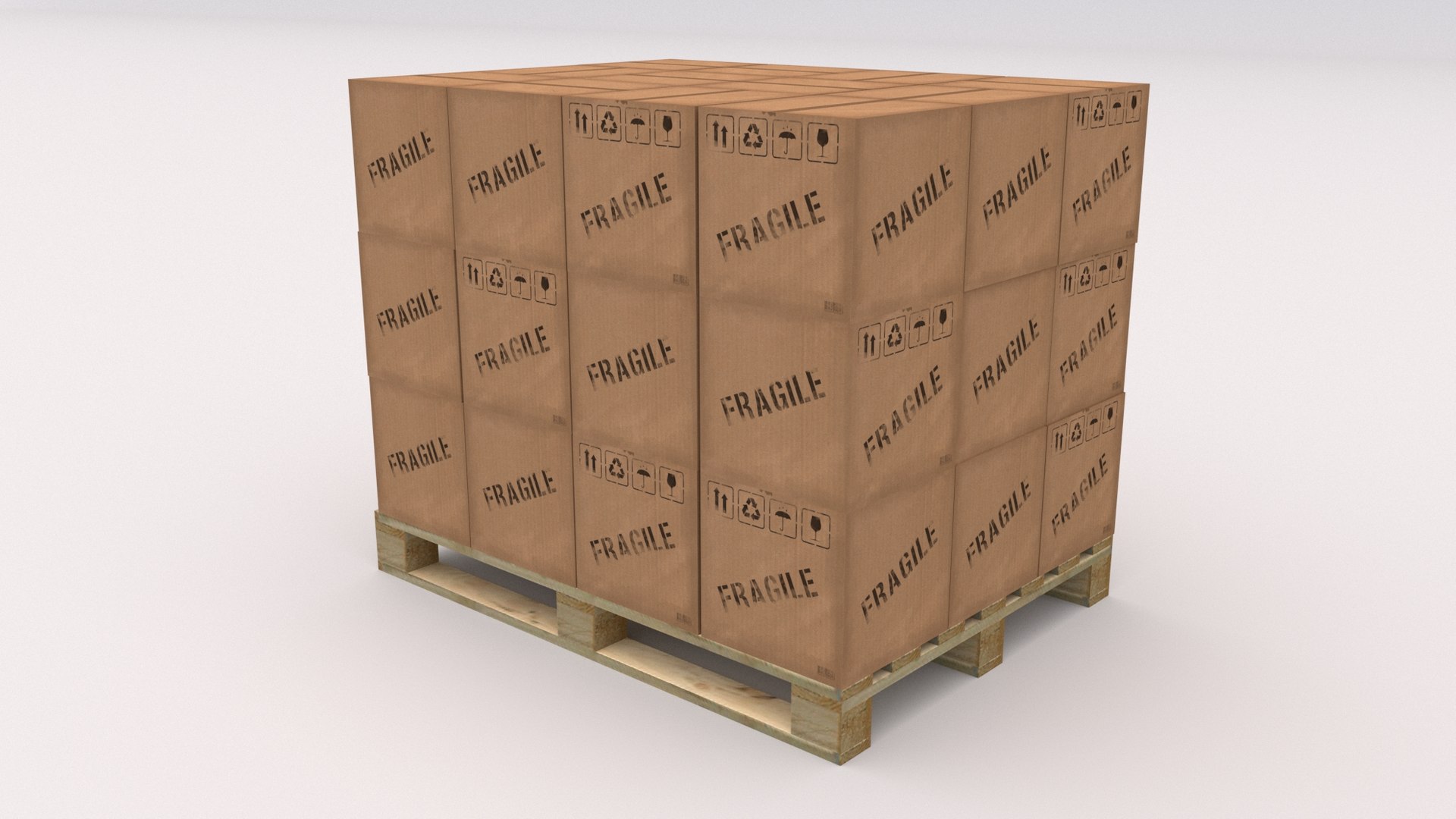 3D pallet boxes model - TurboSquid 1568883