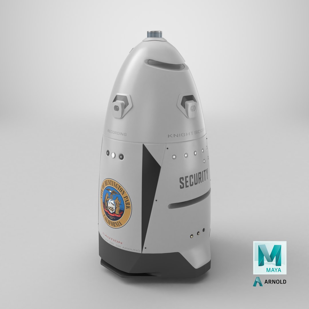 Knightscope K5 Autonomous Security Robot 3D Model - TurboSquid 2321486