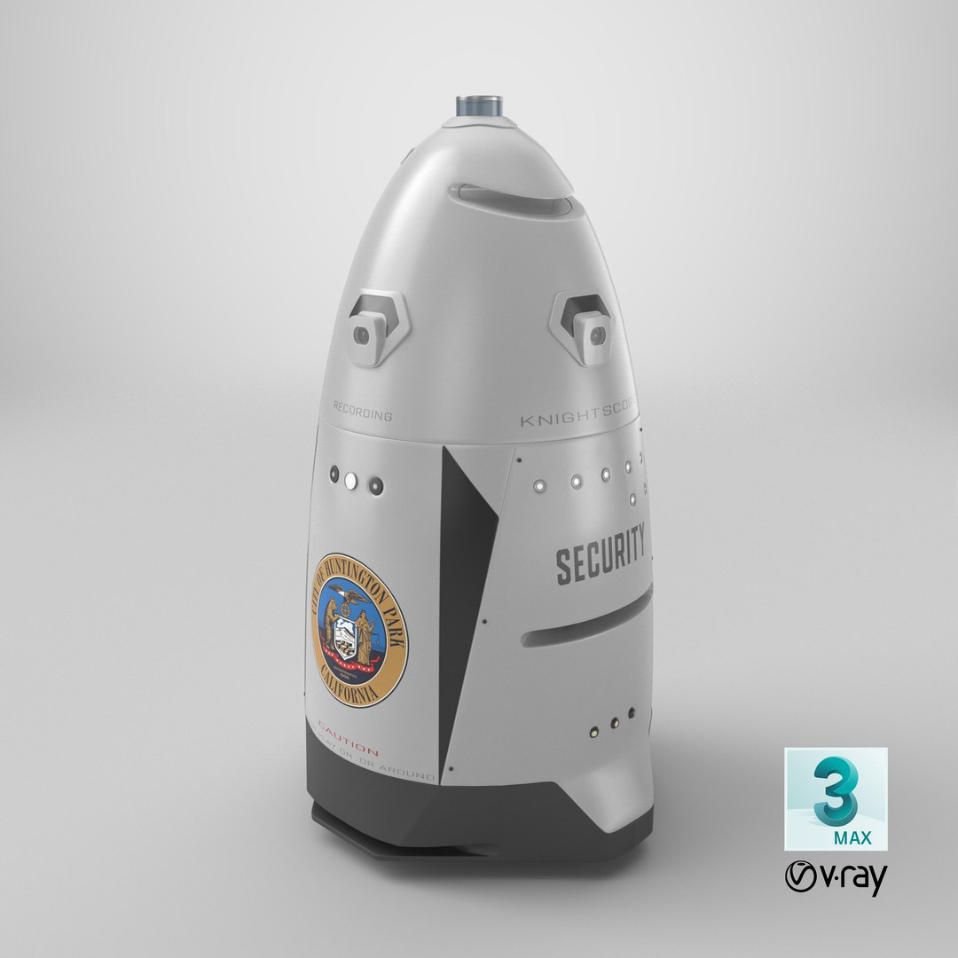 Knightscope K5 Autonomous Security Robot 3D Model - TurboSquid 2321486