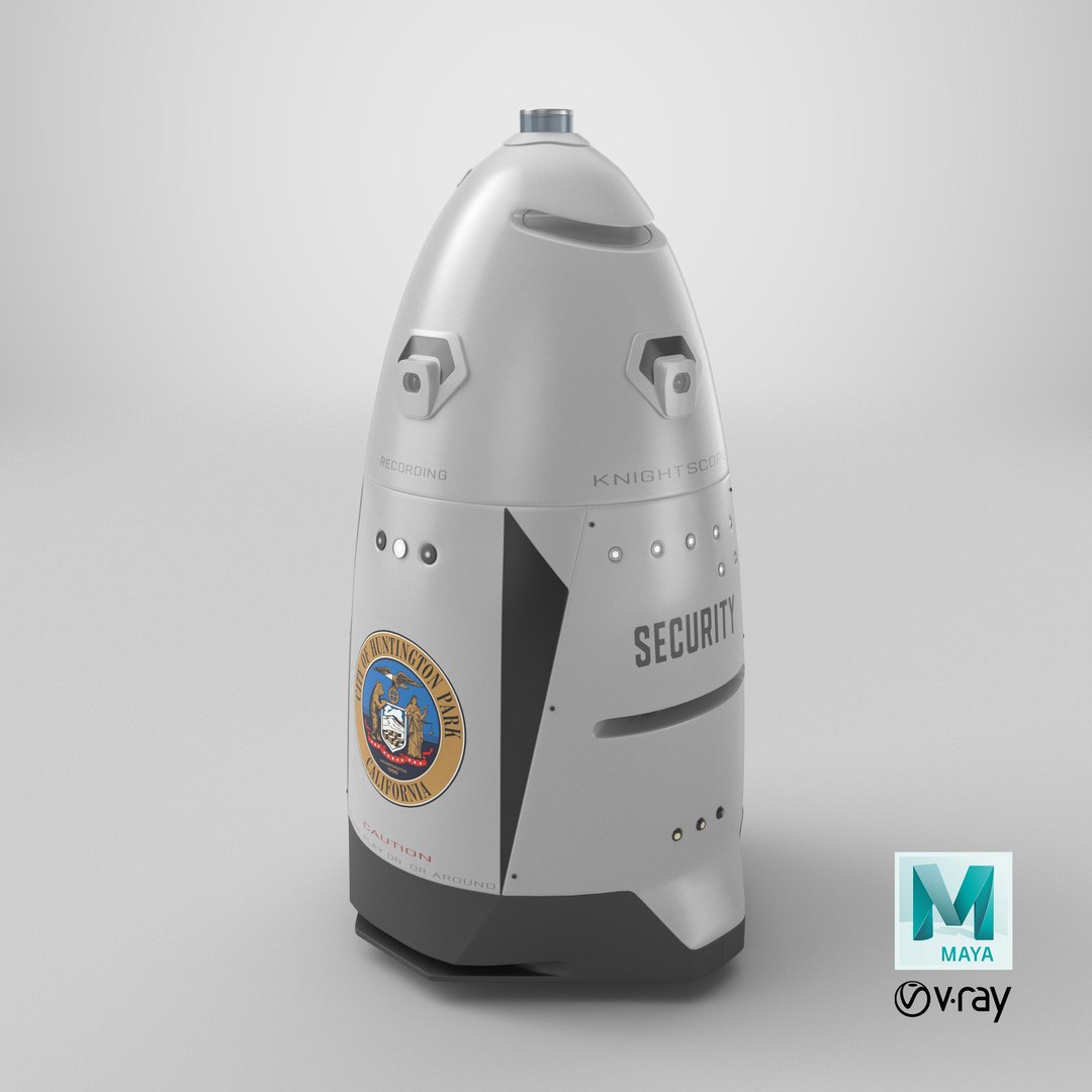 Knightscope K5 Autonomous Security Robot 3D Model - TurboSquid 2321486