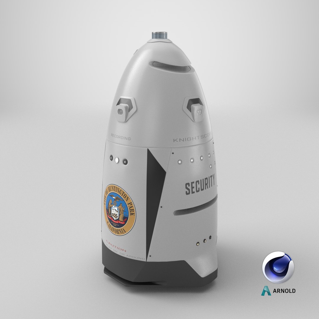 Knightscope K5 Autonomous Security Robot 3D Model - TurboSquid 2321486