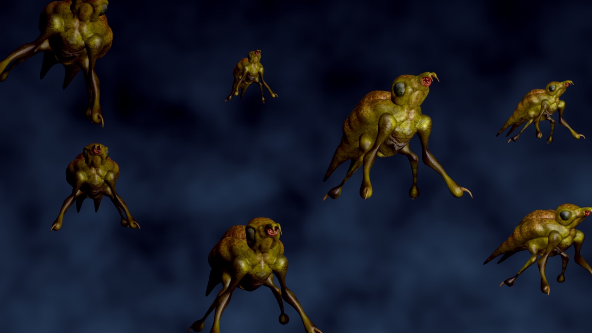 3d Model Diabolic Insect