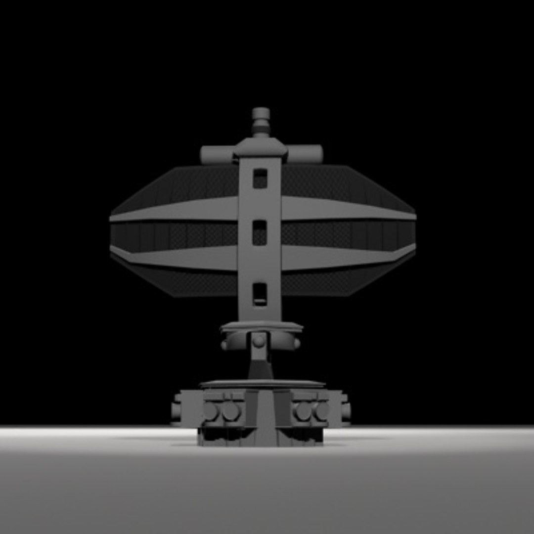 Medium Range Radar 3d Model