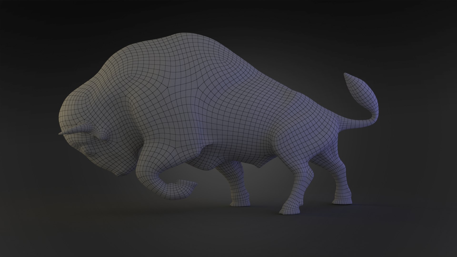 Bison Buffalo Bull Statue 3D - TurboSquid 1497080