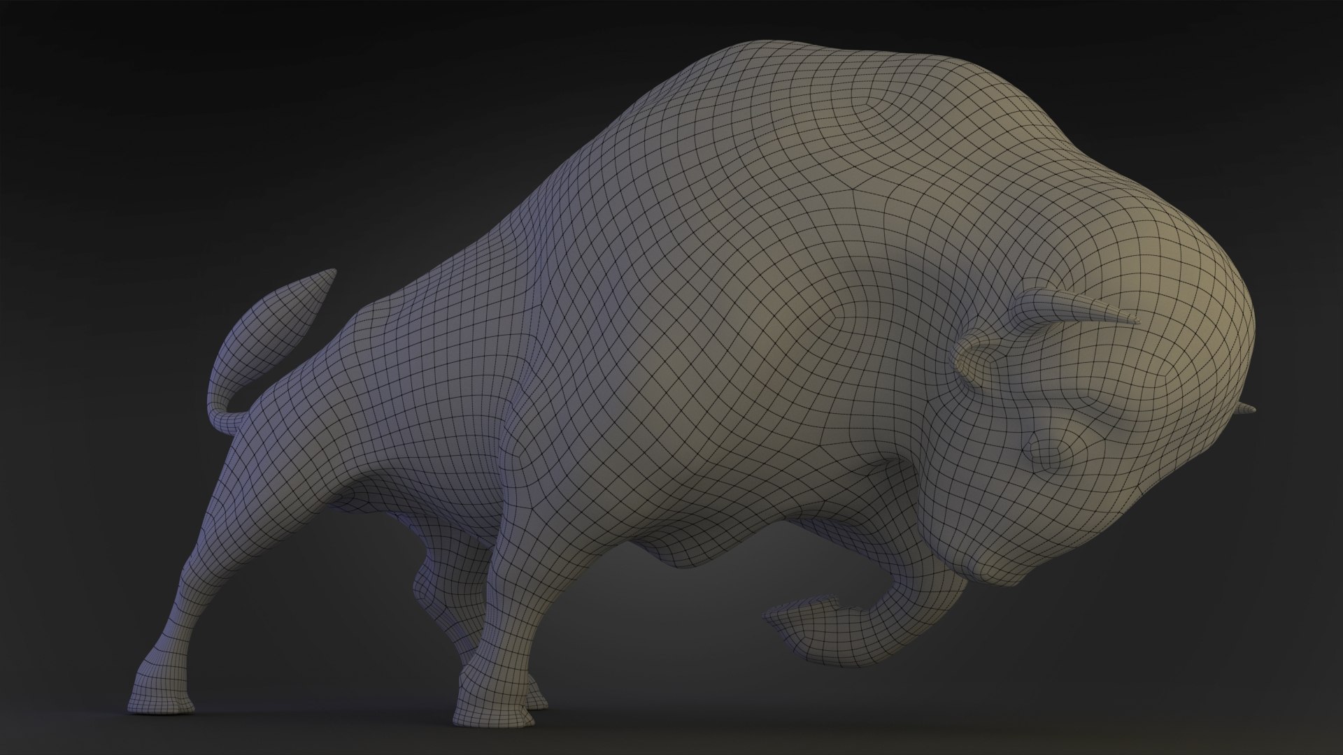 Bison Buffalo Bull Statue 3D - TurboSquid 1497080