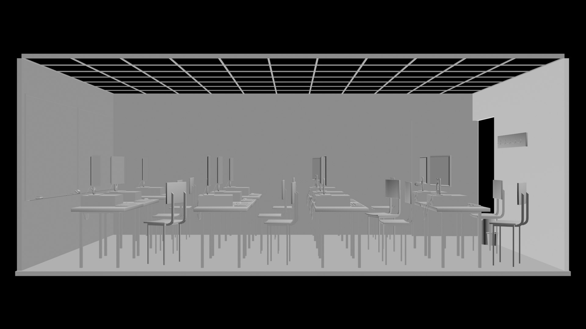 Aula 3D Model - TurboSquid 1857526