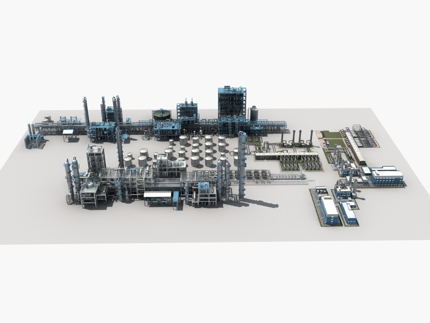 Refinery Unit Model - TurboSquid 1370663