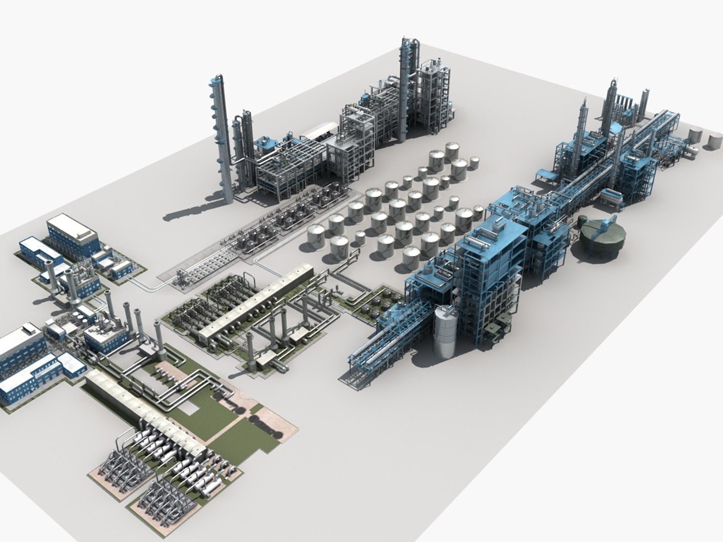 Refinery Unit Model - TurboSquid 1370663