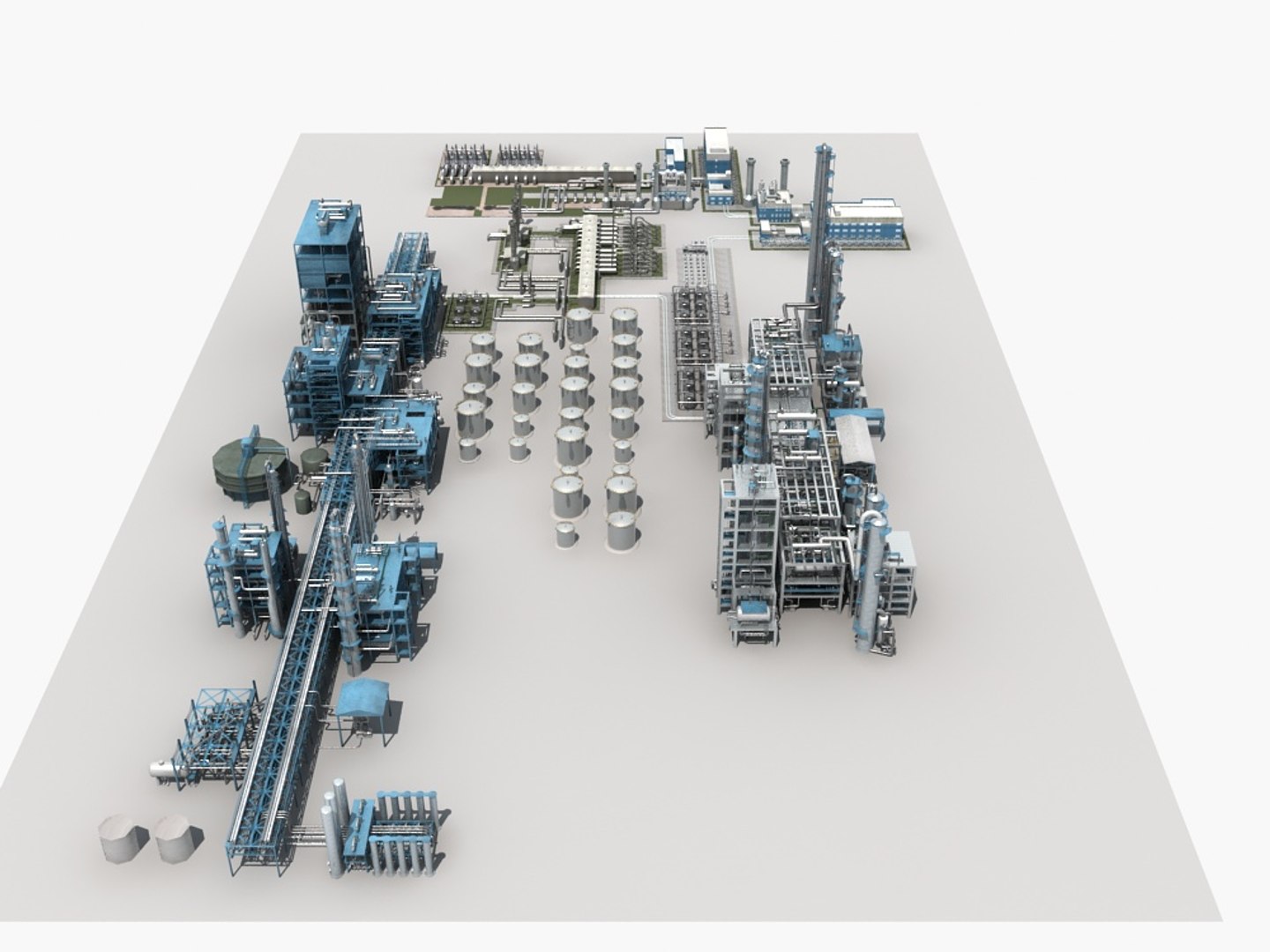 Refinery Unit Model - TurboSquid 1370663