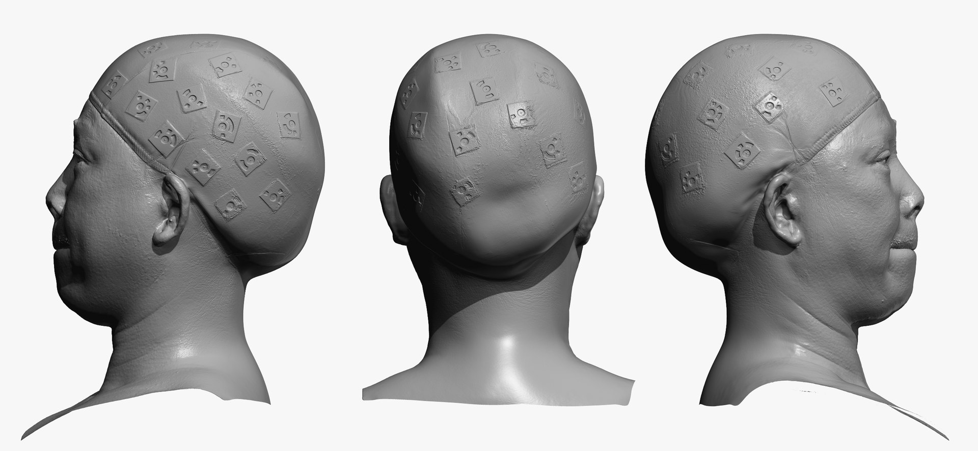 3D Mei Human Head Lip Suck AU28 RAW Scan model - TurboSquid 1740160