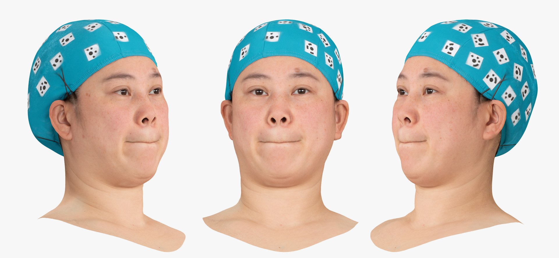 3D Mei Human Head Lip Suck AU28 RAW Scan model - TurboSquid 1740160