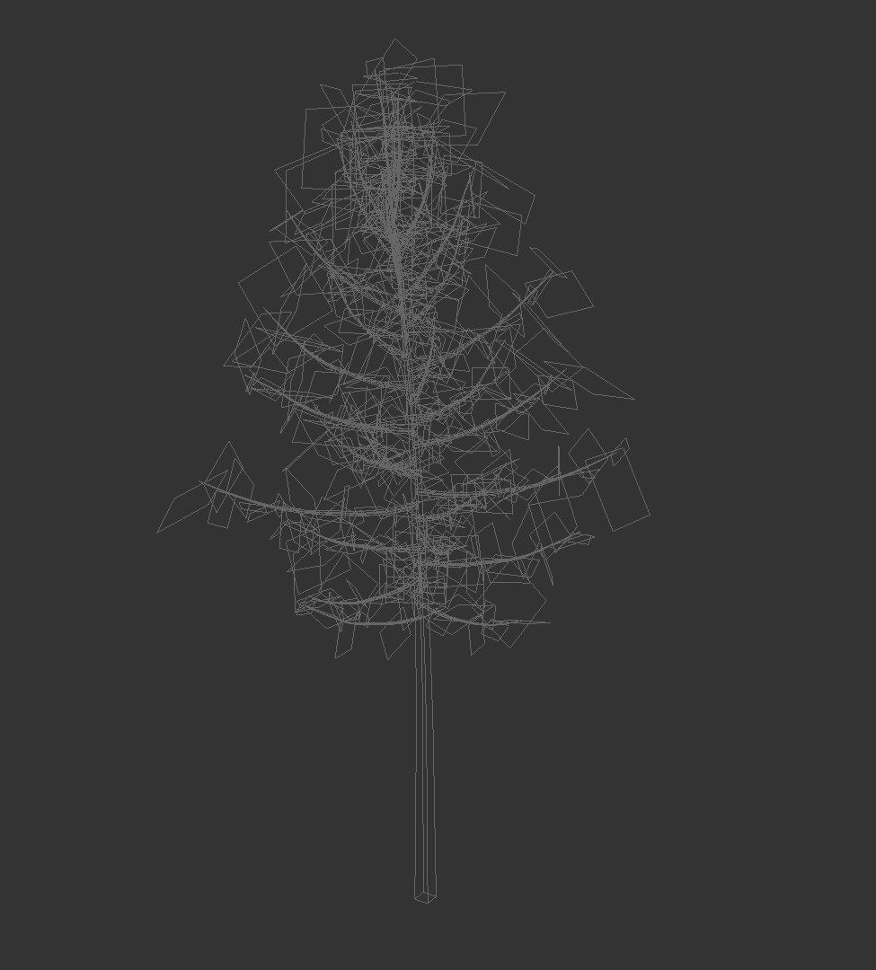 Birch Tree Wind Animation Model - TurboSquid 1246496