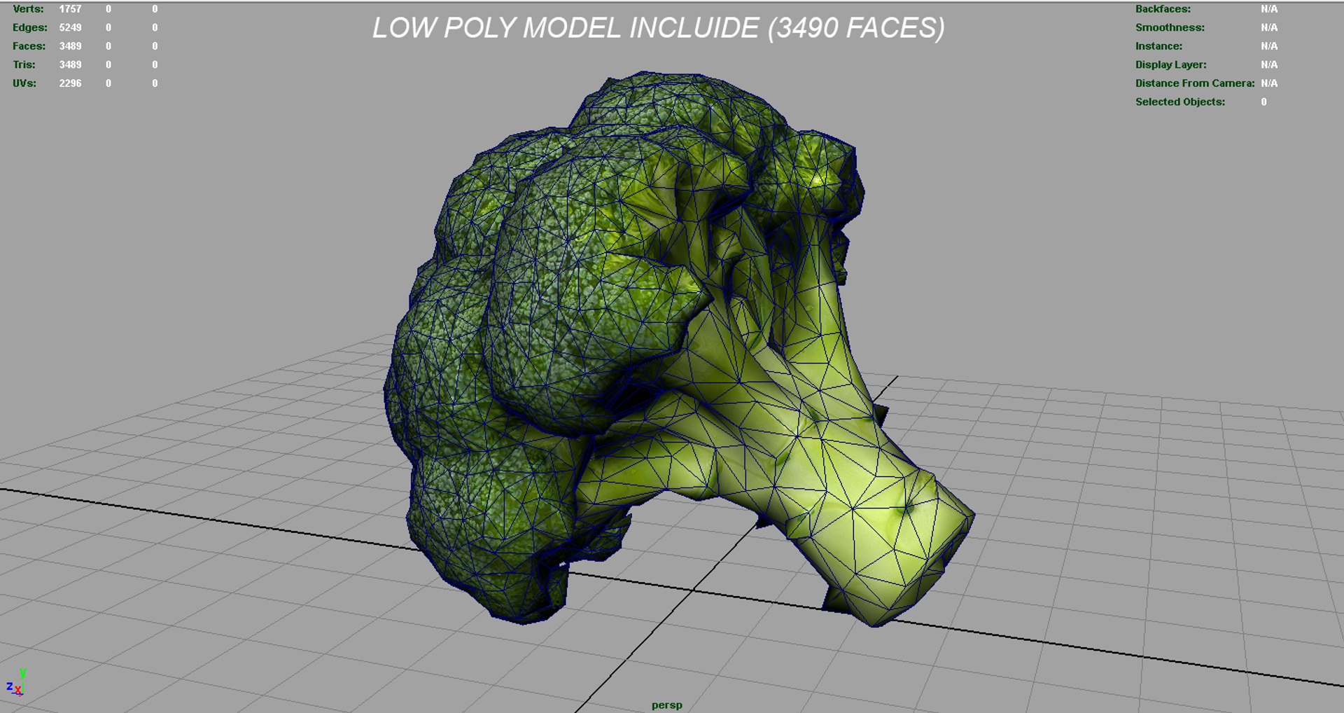 Broccoli 3d Model