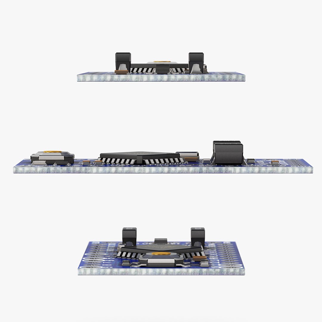 3d Model Arduino Mini Pro