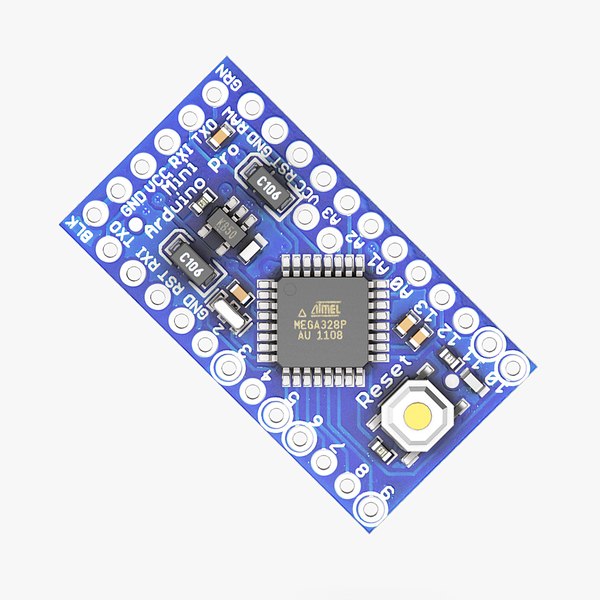 3d model arduino mini pro