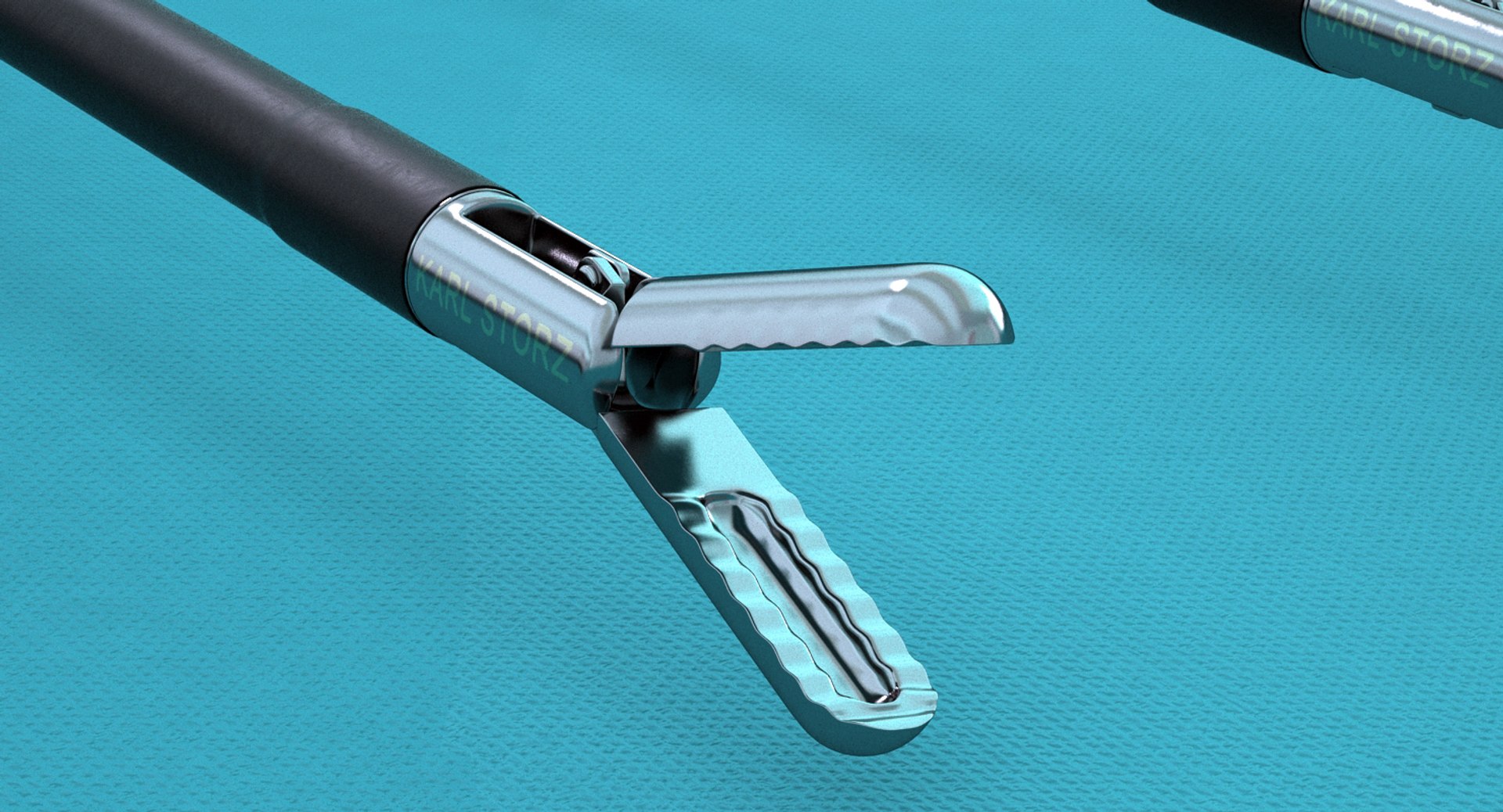 3D Model Laparoscopic Instrument Grasper - TurboSquid 1264995