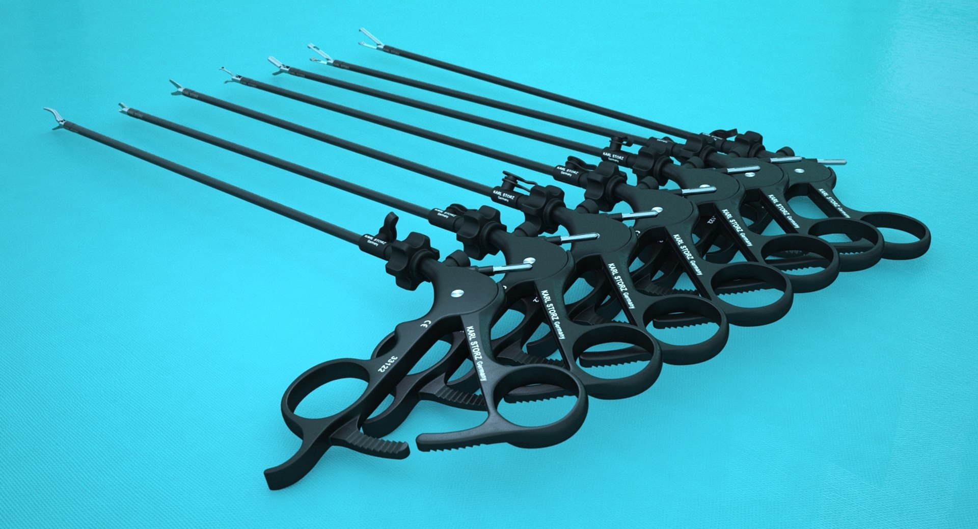 3D Model Laparoscopic Instrument Grasper - TurboSquid 1264995