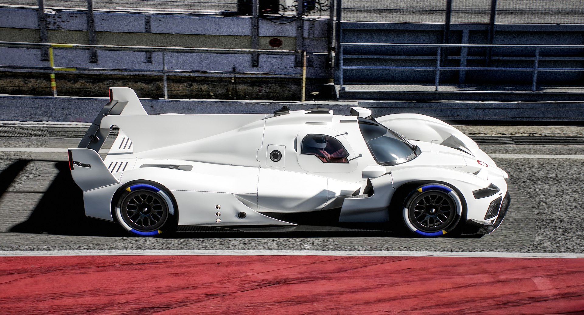 Vanwall Vandervell 680 Hybrid White Mockup LMH WEC 2023 model ...