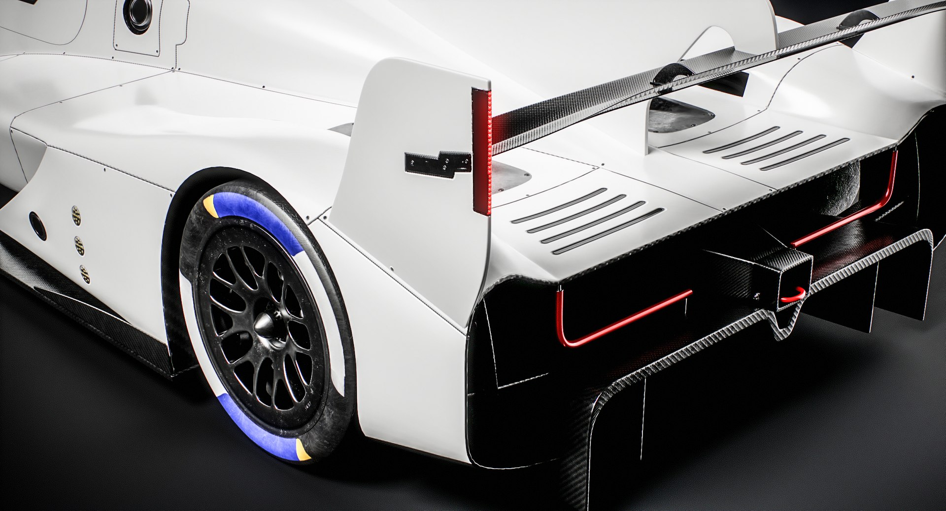 Vanwall Vandervell 680 Hybrid White Mockup LMH WEC 2023 model ...