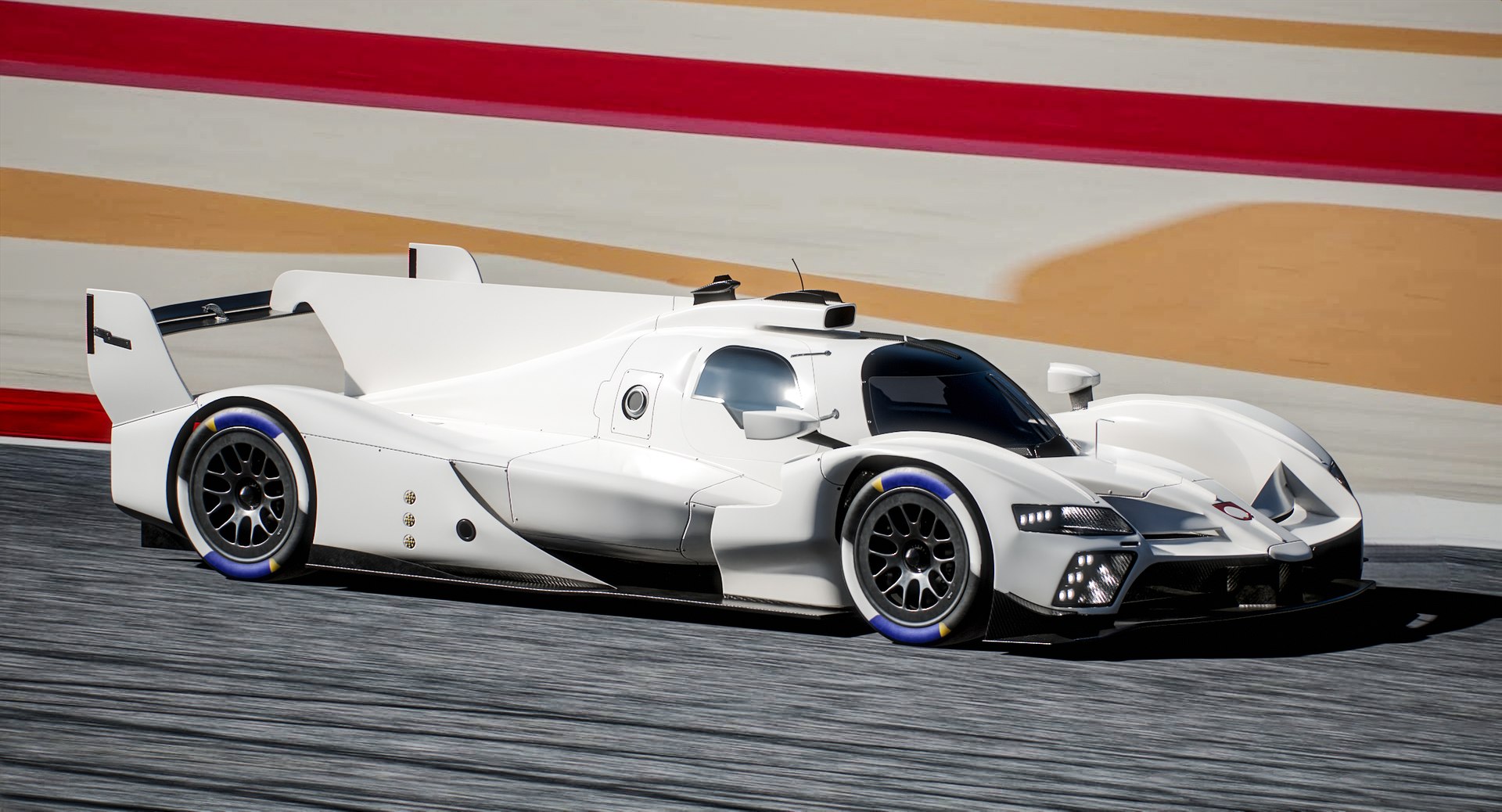 Vanwall Vandervell 680 Hybrid White Mockup LMH WEC 2023 model ...