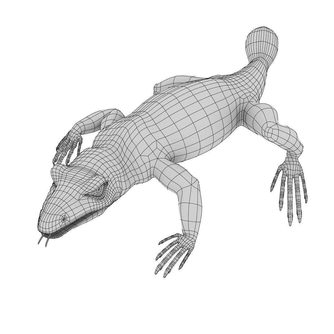 Lizard 3d Obj