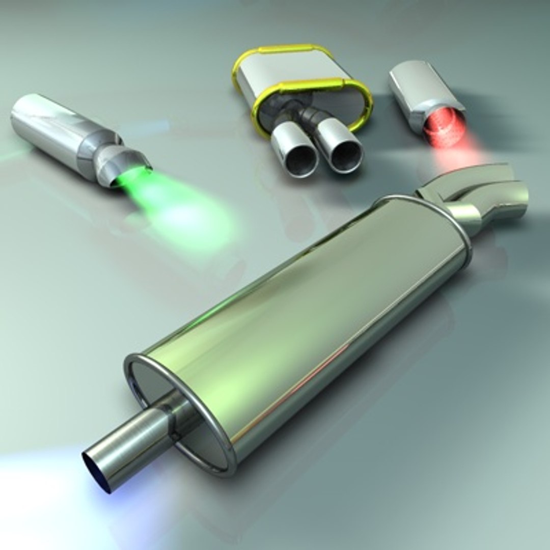 Set Exhaust 3d Model