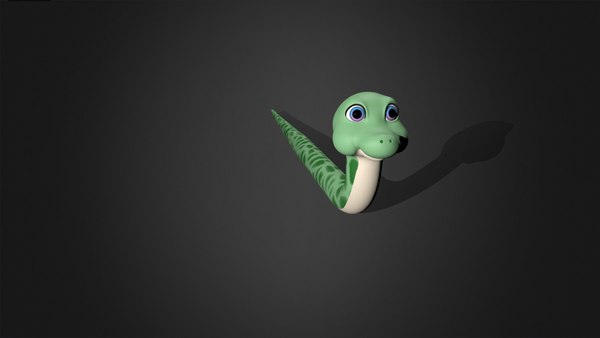 Cartoon Snake 3D Models for Download | TurboSquid