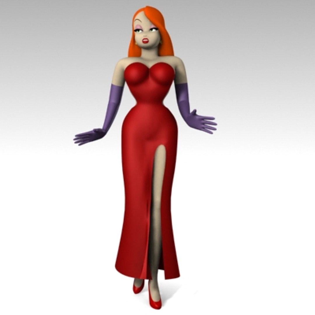 3d Model Jessica Rabbit Movie